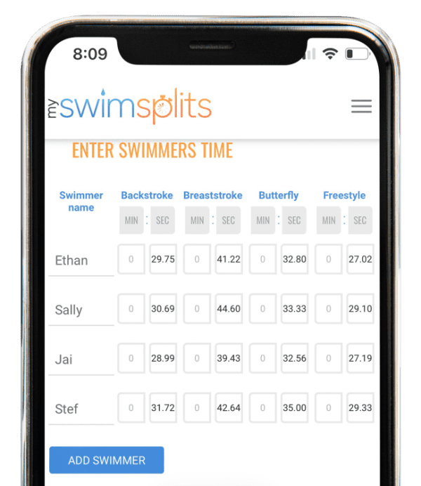 My Swim Splits Mobile App - The Most Accurate Swim Calculators